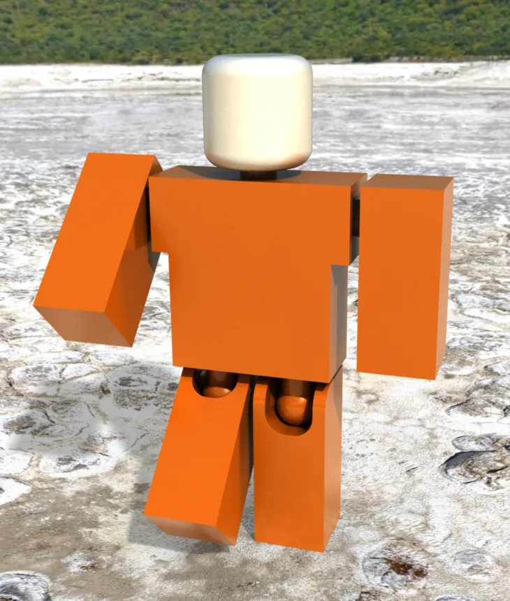 Roblox Inspired Posable Action Figure by DJ_Foot | Download free STL ...