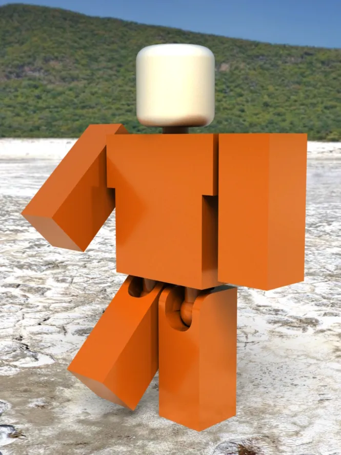 Roblox Inspired Posable Action Figure by DJ_Foot | Download free STL ...