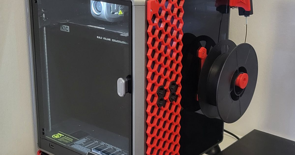 HSW - Honeycomb storage wall for the Creality K1, K1C and K1 SE ...