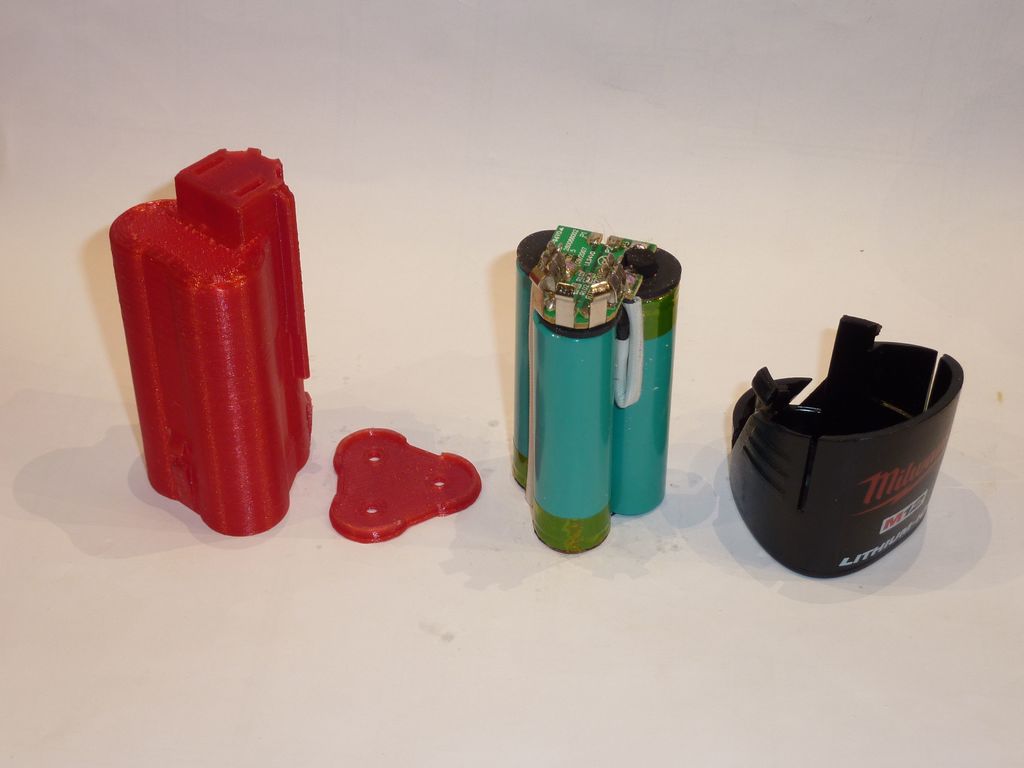 Milwaukee M12 Battery Case by ksuszka | Download free STL model ...