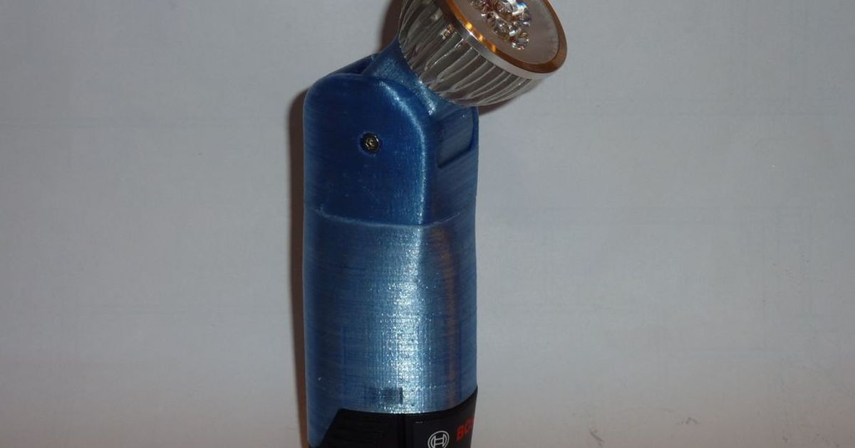 Bosch 12V flashlight with adjustable head by ksuszka | Download free ...
