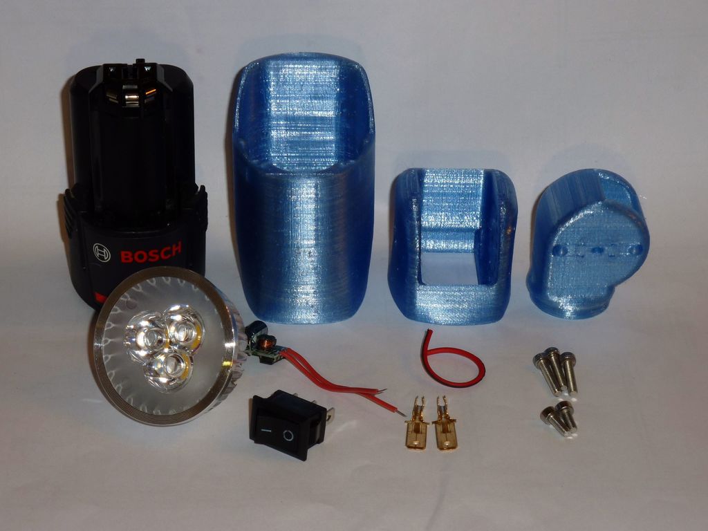 Bosch 12V flashlight with adjustable head by ksuszka | Download free ...