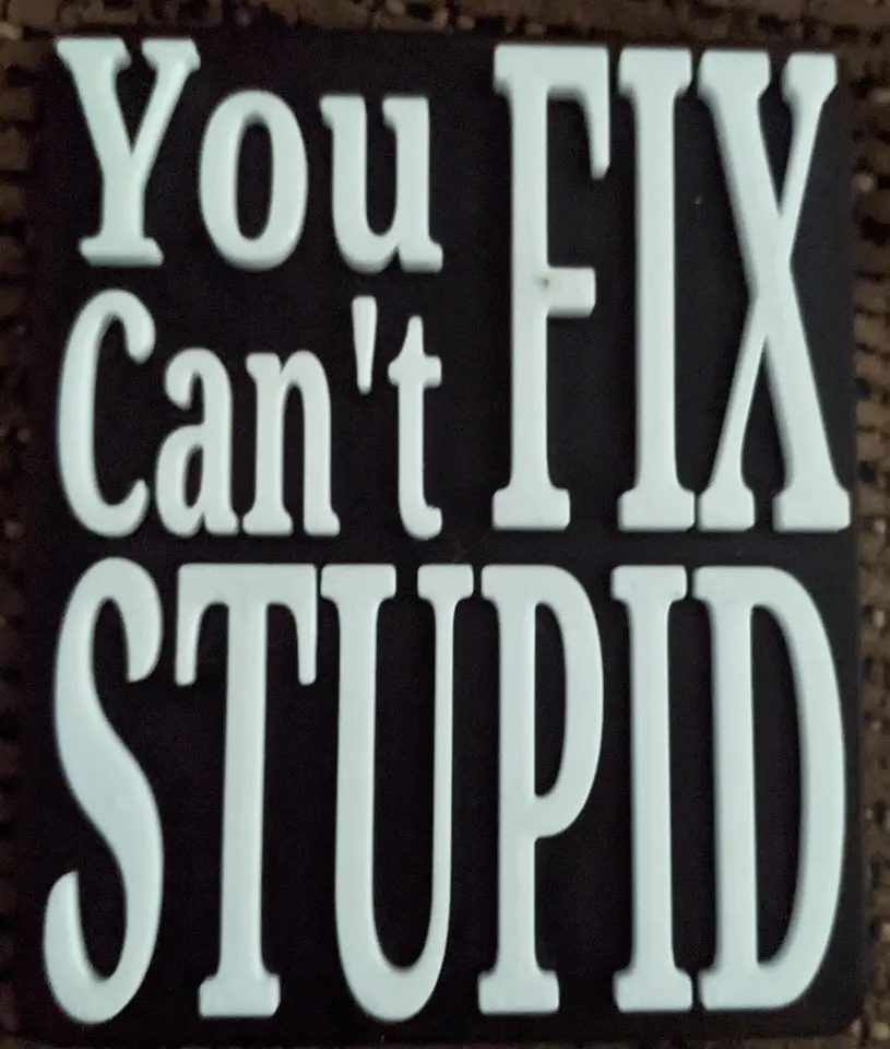 You Can't Fix Stupid by Rdupucks | Download free STL model | Printables.com