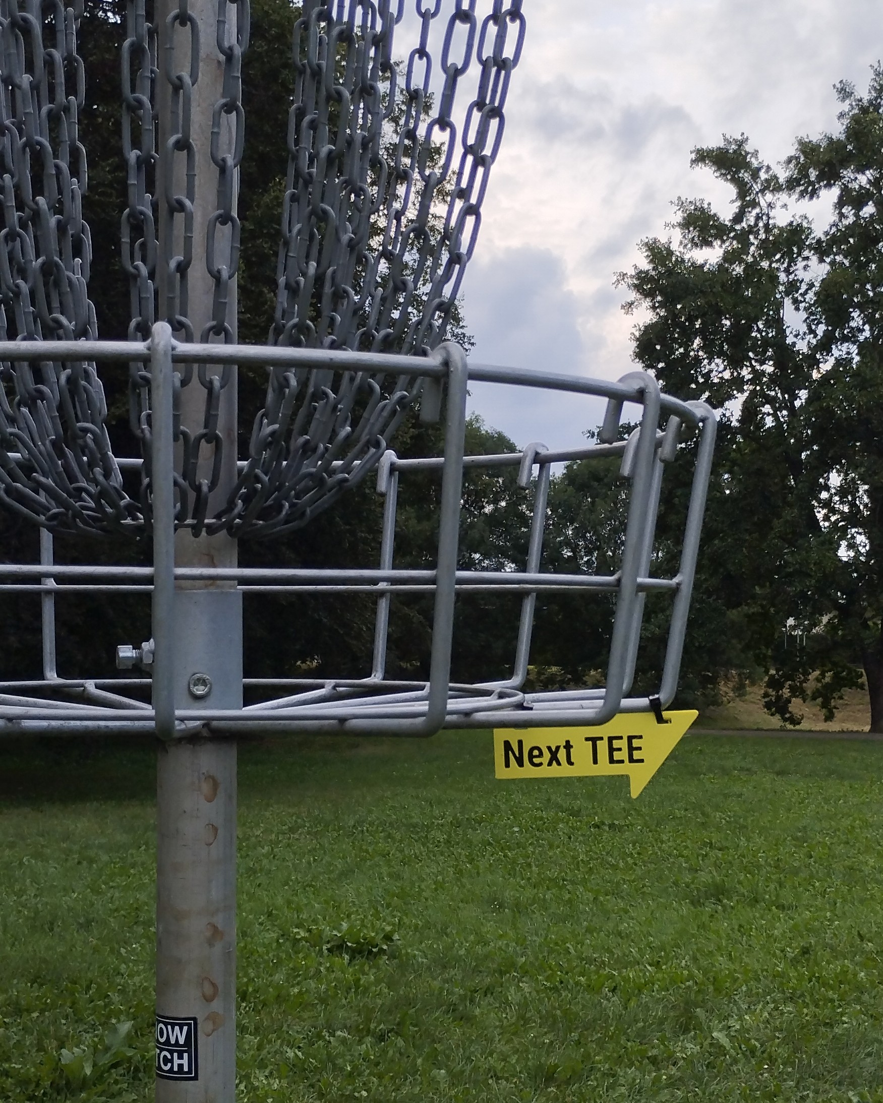 Next TEE sign / arrow for discgolf basket by Dantak | Download free STL ...