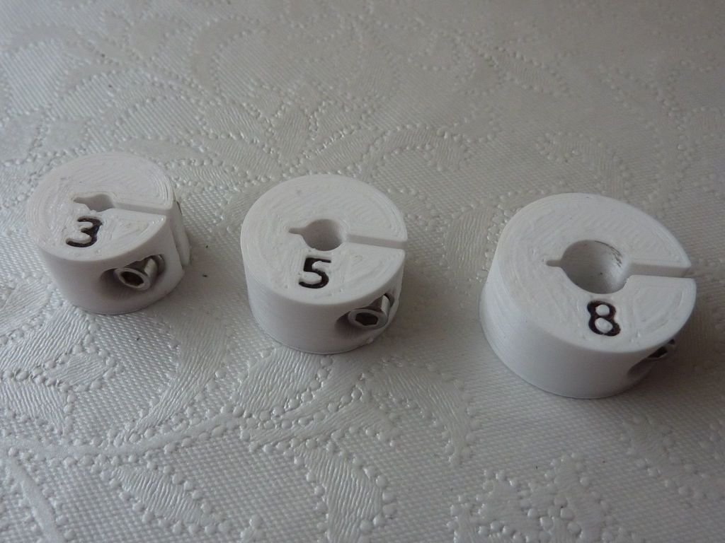 Parametric drill depth stop by ksuszka | Download free STL model ...