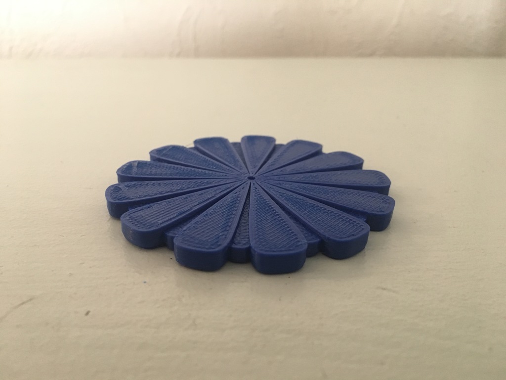 Flower drinks coaster by MMDK | Download free STL model | Printables.com