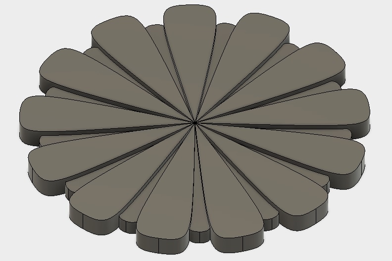 Flower drinks coaster by MMDK | Download free STL model | Printables.com