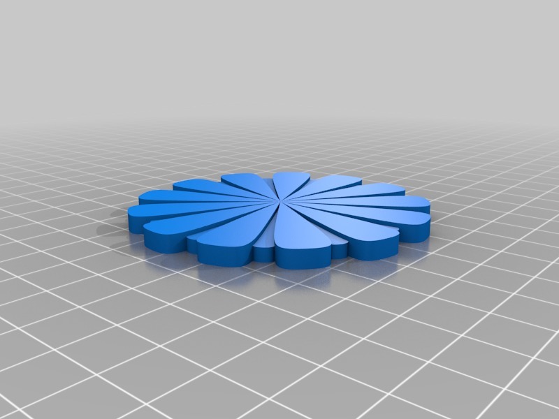 Flower drinks coaster by MMDK | Download free STL model | Printables.com