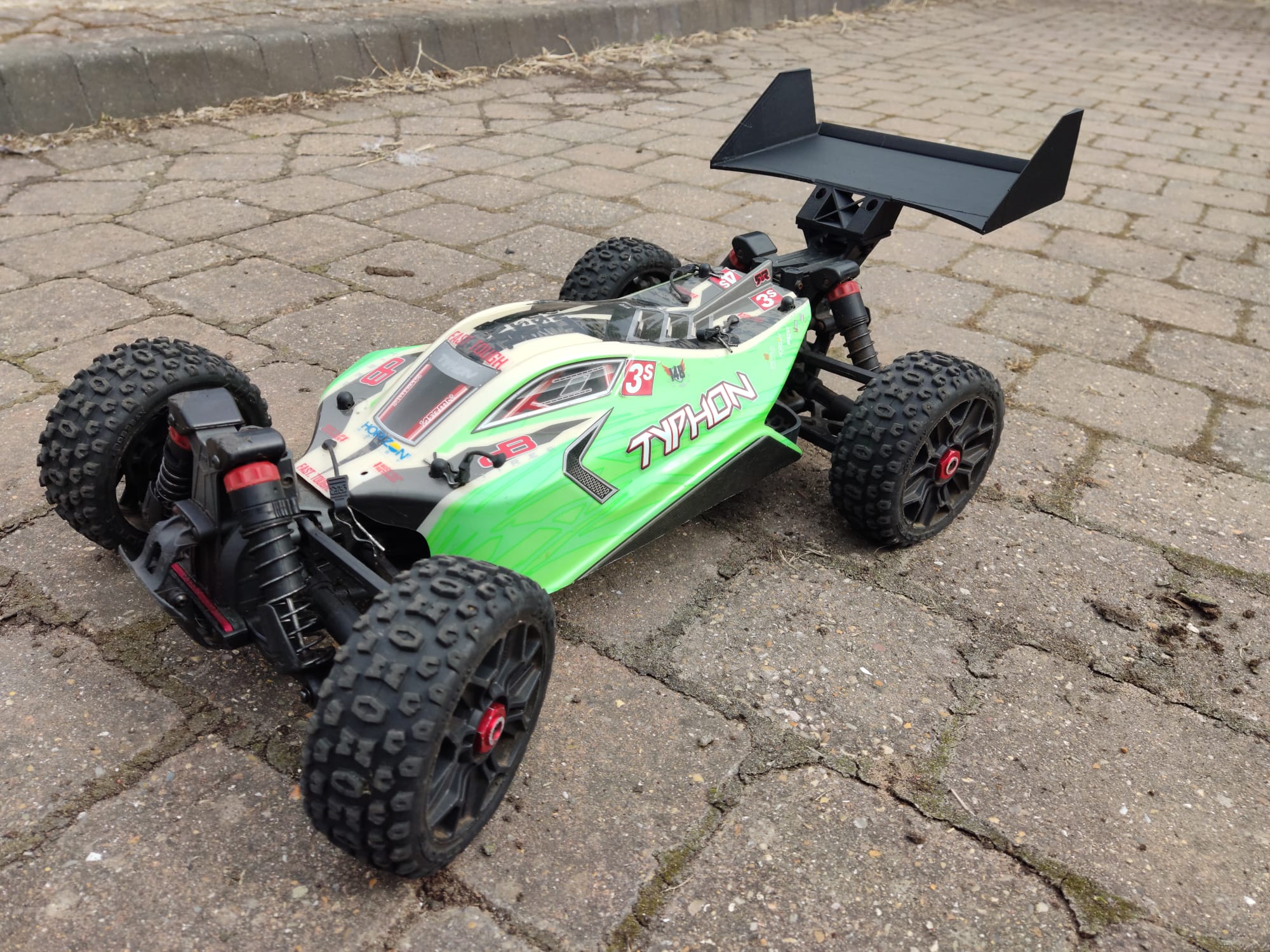 ARRMA Typhon Rear custom spoiler by Joshua Pereira | Download free STL ...