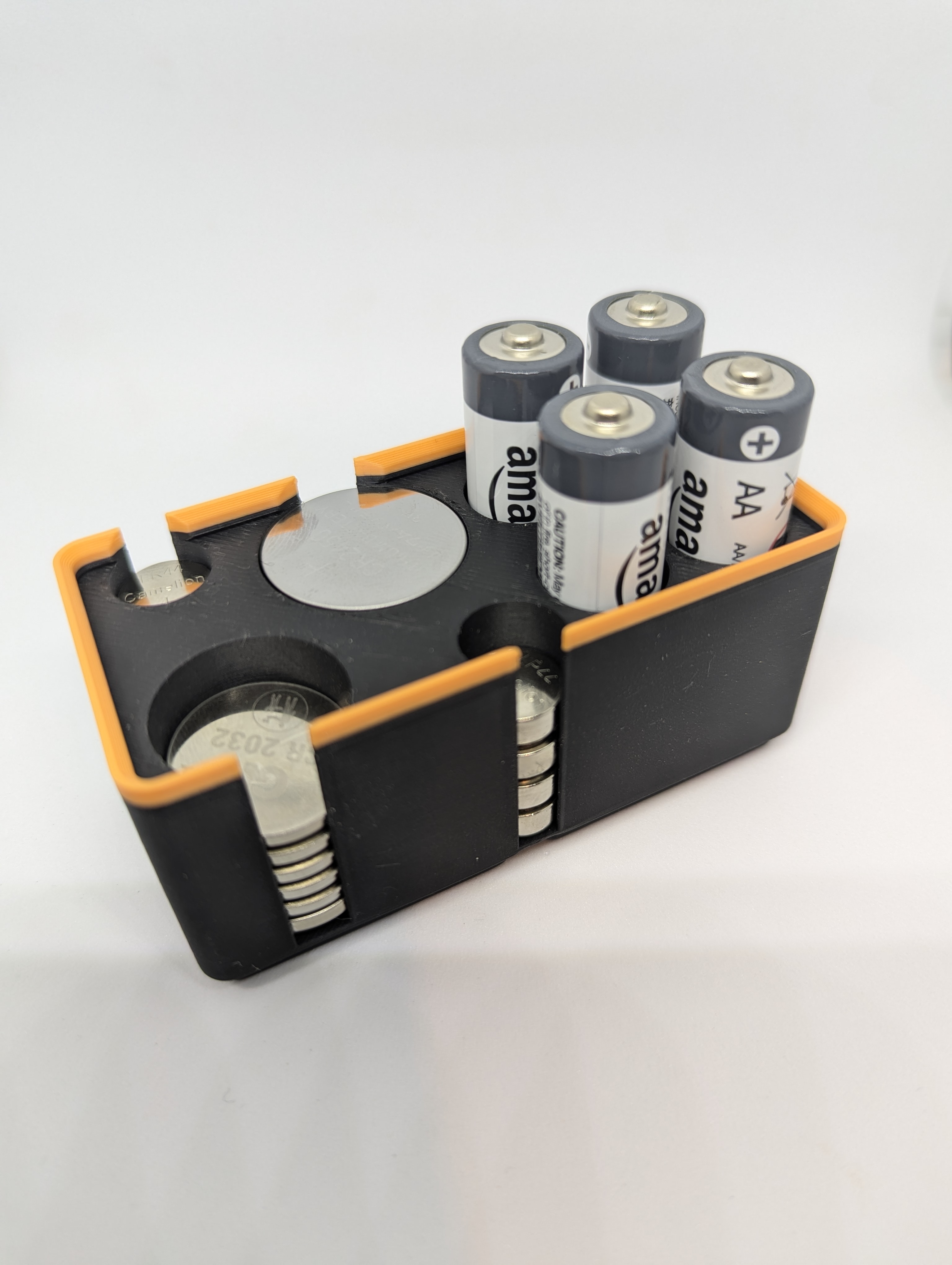 Cell Coins battery holder gridfinity style by mx1m3DP | Download free ...