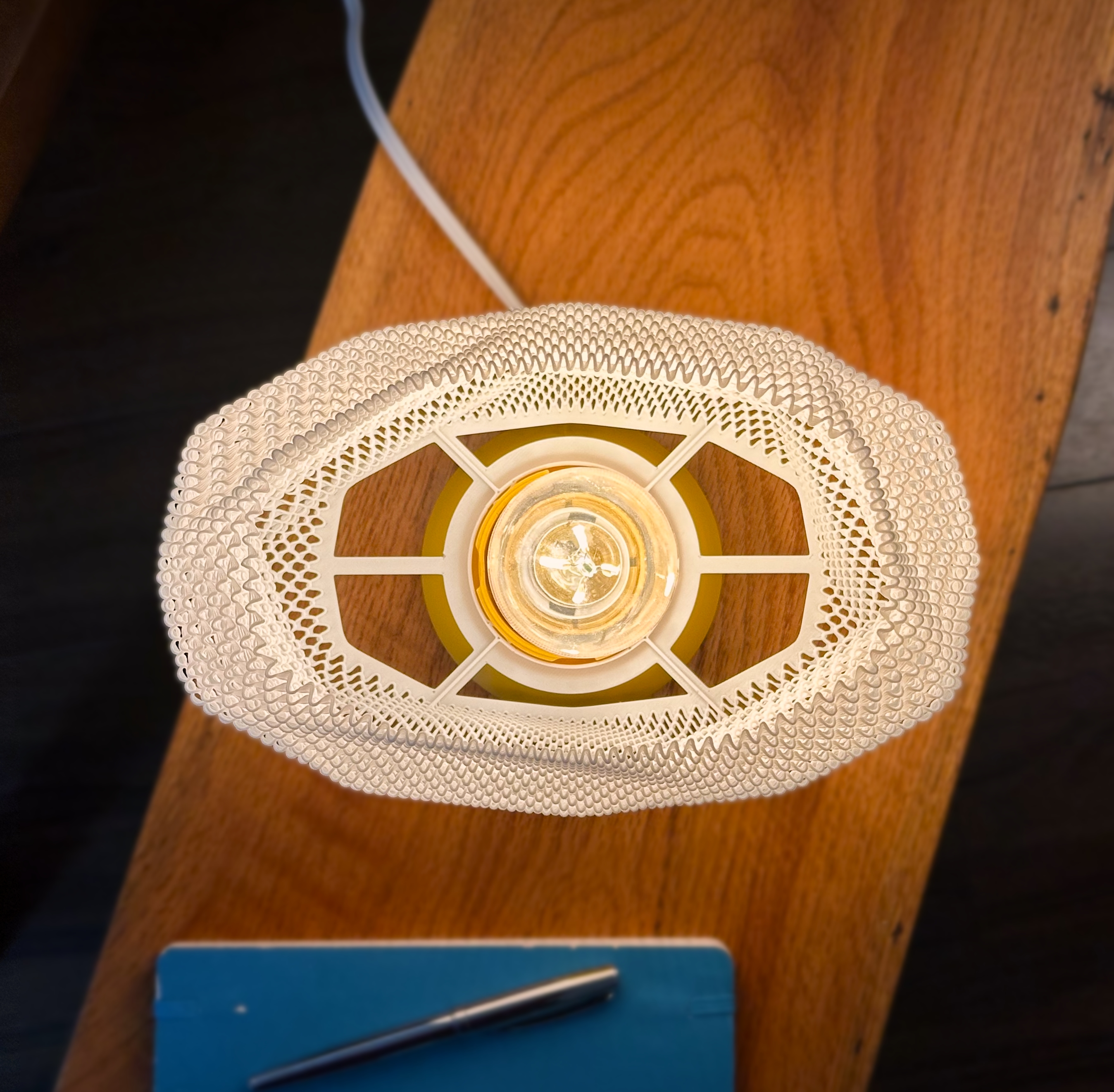 Bellows Weave Lamp - Shade Only by Jon May | Download free STL model ...