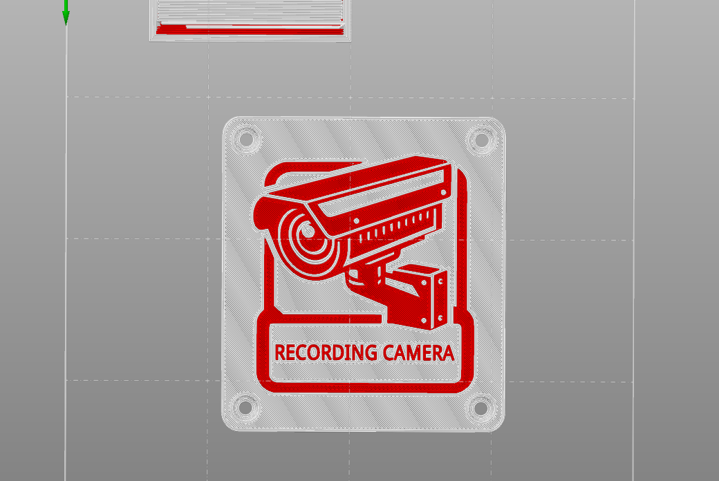 RECORDING CAMERA LABEL - MULTILINGUAL by Misakov | Download free STL ...