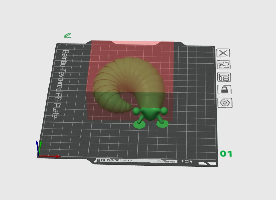Cute Friendly Flexi Slug (Print in Place) by Pocahontas | Download free ...