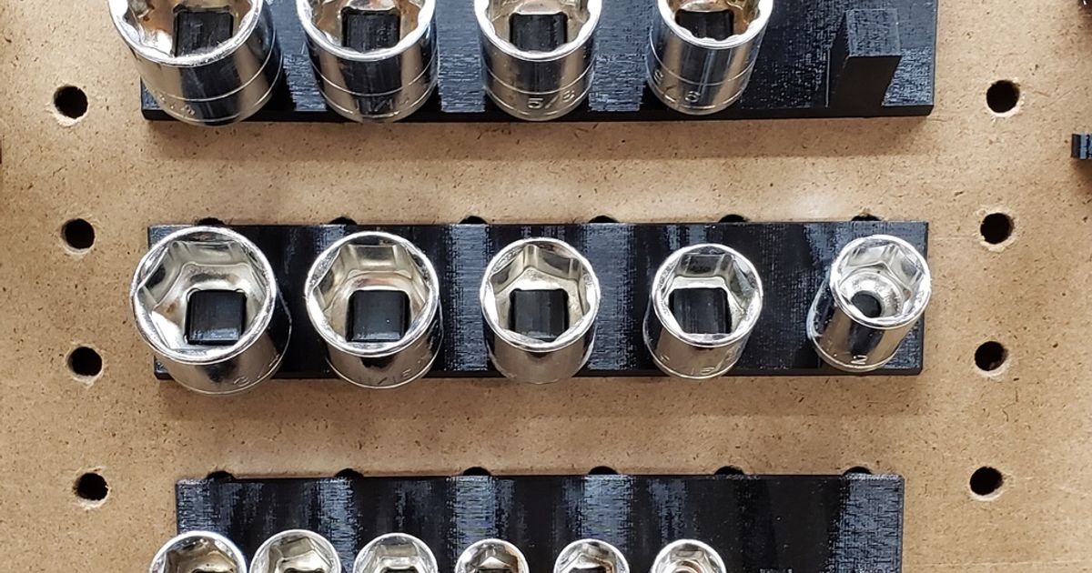 Pegboard Socket stand by The Printed Aquarium | Download free STL model | Printables.com