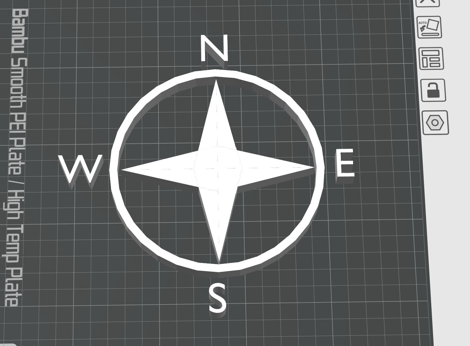 Compass Icon by Nimbus | Download free STL model | Printables.com