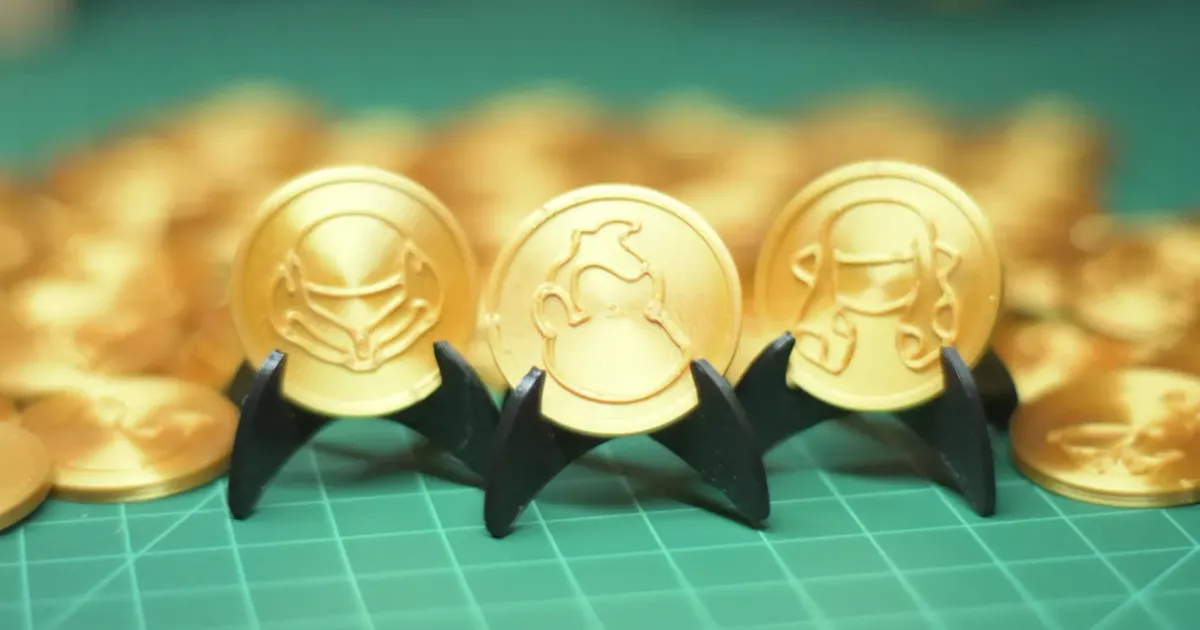 Amiibo Coin Stand by DJSmarty | Download free STL model | Printables.com