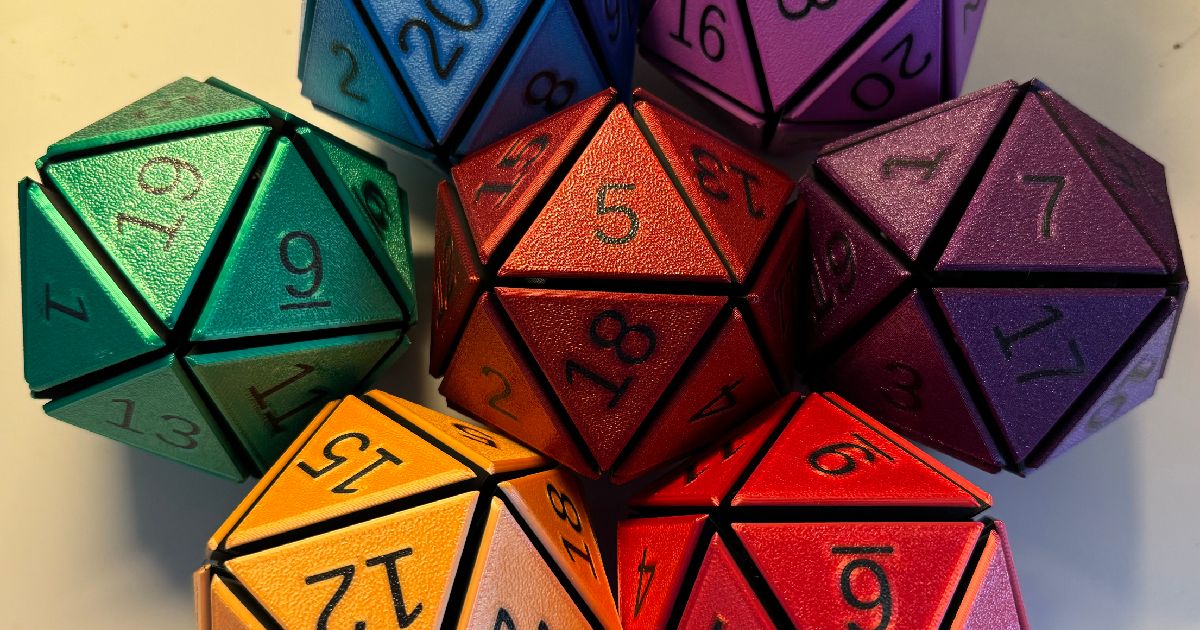 Fidget D20 - Minor Updates by Xerxes3rd | Download free STL model ...