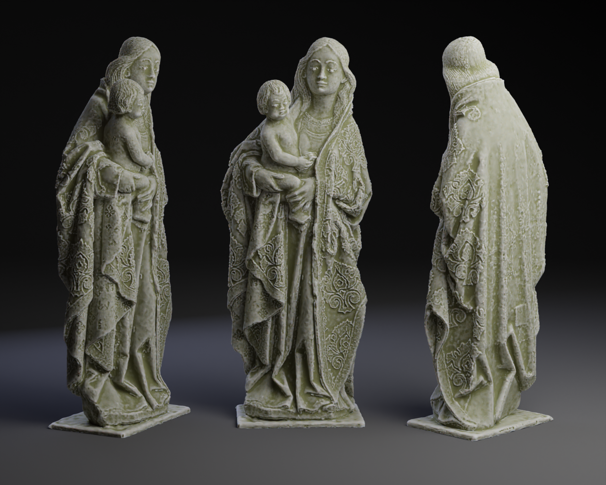 Madonna and Child by Peter Farell | Download free STL model ...