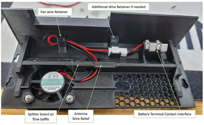 Prusa XL Buddy Box Cover with fan - uses spring contacts, no wiring to ...