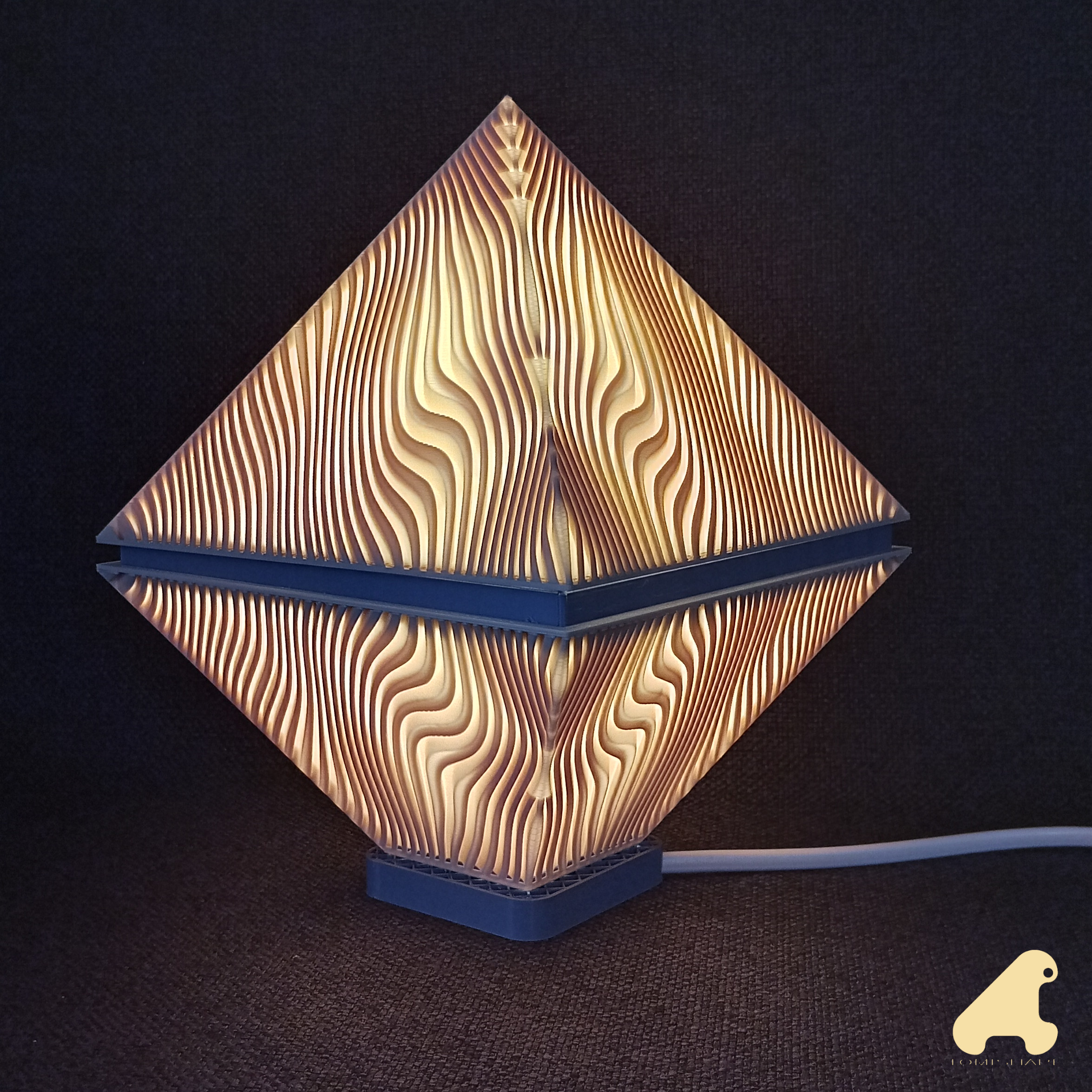 INCANDESCENT LAMP - LAMPE POLYEDRE by Tomishape | Download free STL ...