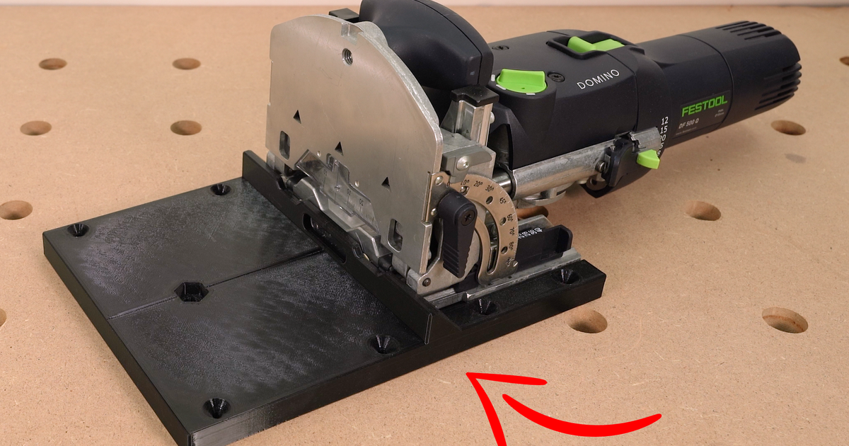 Festool Domino Thin Stock Jig for DF500 by Idea2Item | Download free ...