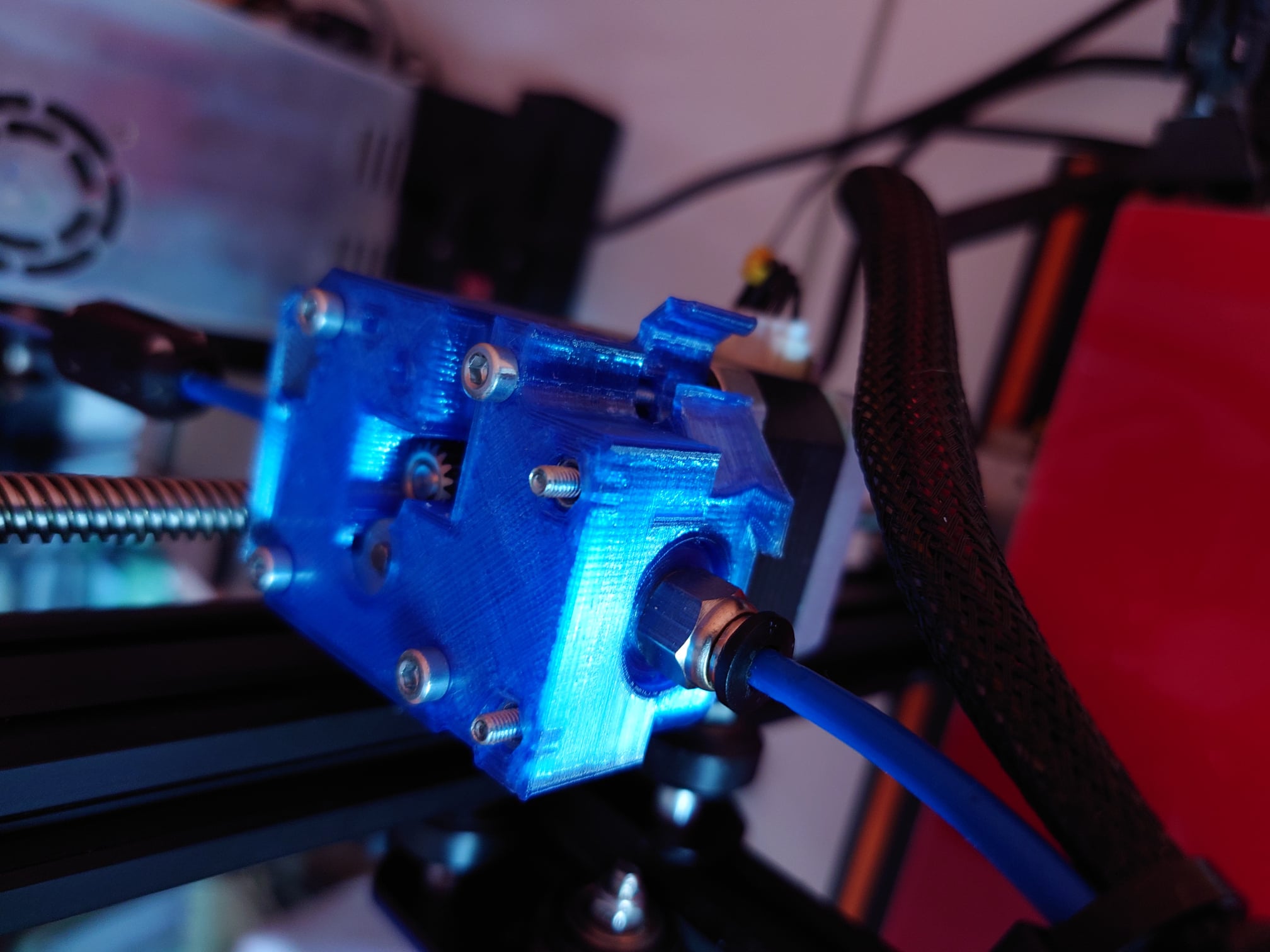 Dual Gear Extruder bowden for 3d printers by Adigo18 | Download free ...