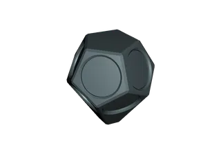 3D Scanning tracking marker platform - Dodecahedron - magnetic by ...