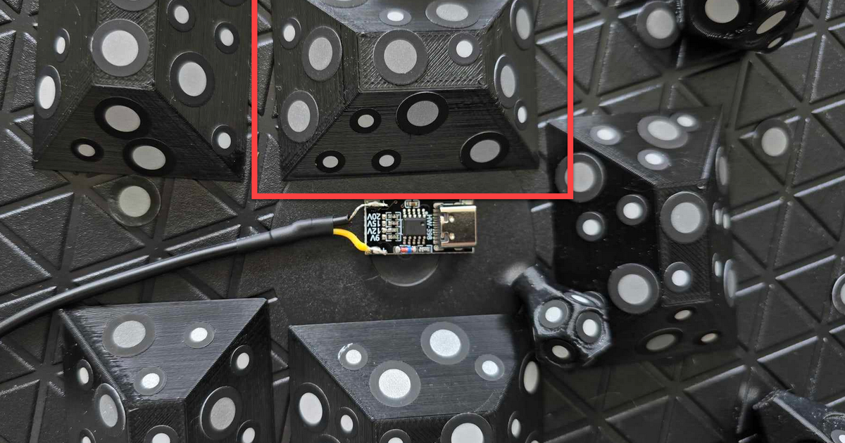 Stackable 3D scanning tracking marker platform by Hessen | Download ...