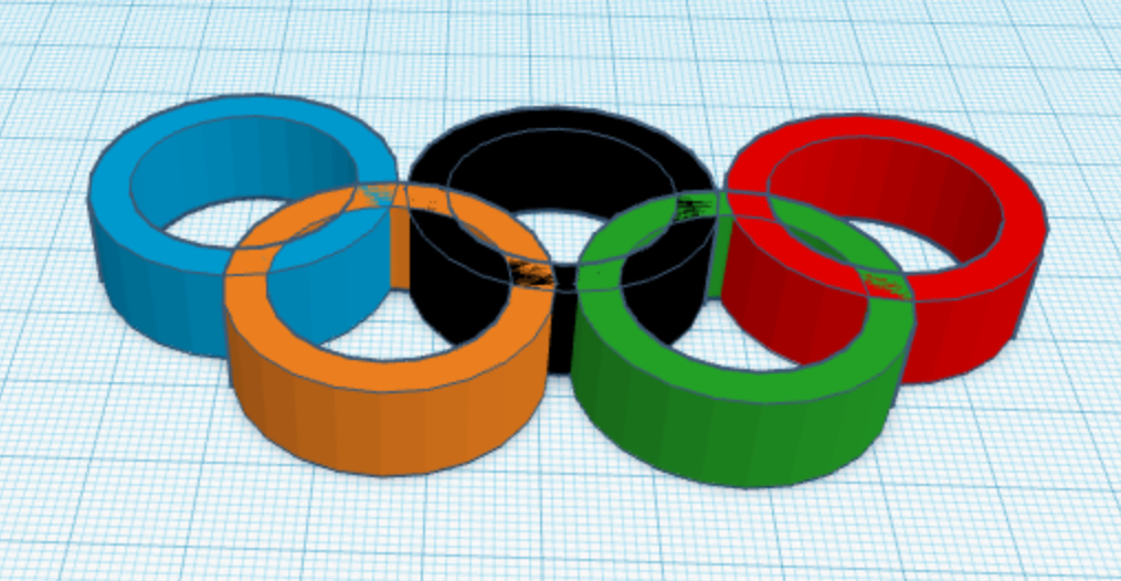 Olympic rings by ZDStudios | Download free STL model | Printables.com