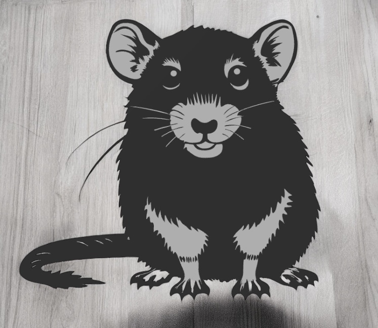 Rodents collection 2d wallart by Rott3D | Download free STL model ...