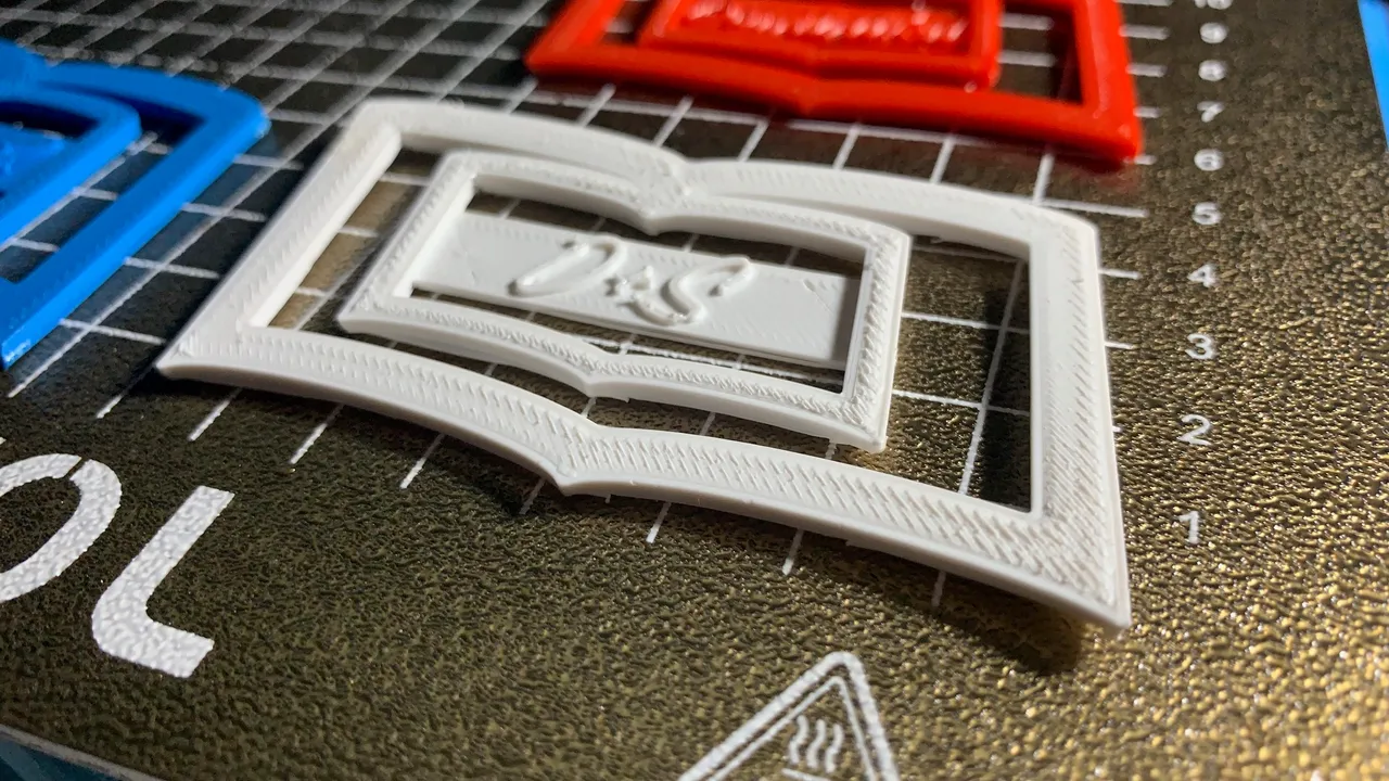 Bookmark for books by Adam | Download free STL model | Printables.com