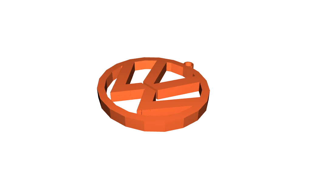 wv logo keychain by Matyáš Řezníček | Download free STL model ...