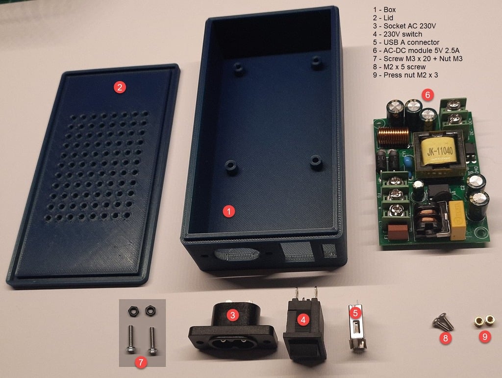 AC/DC converter box by brookito | Download free STL model | Printables.com