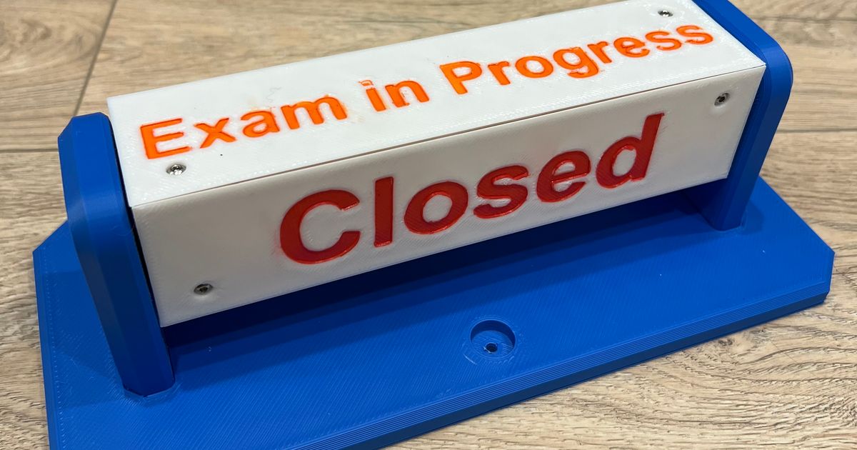 Classroom Status Sign by Don Do | Download free STL model | Printables.com