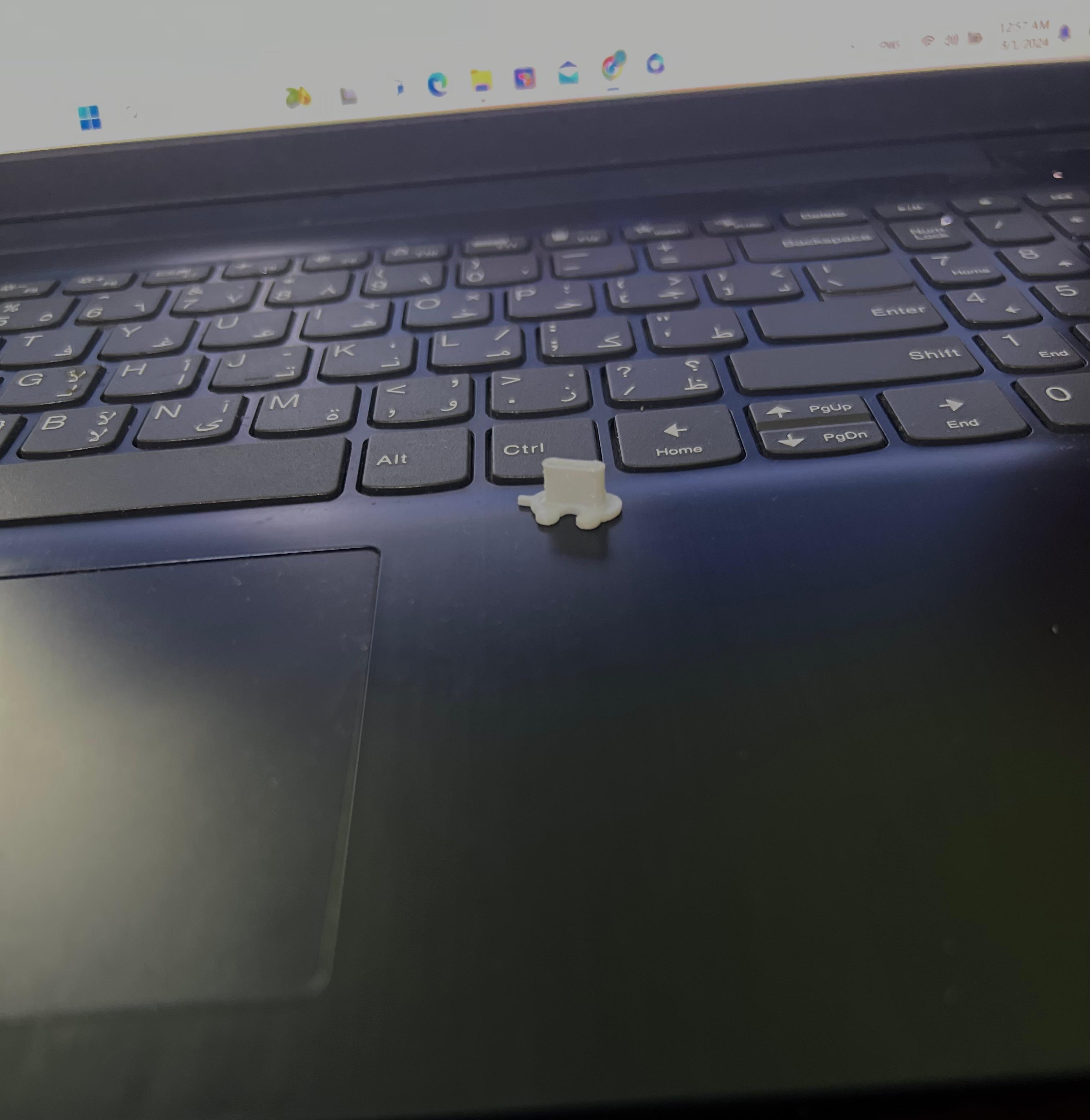 Type-c dust cover with easy unplug & cable attachment by 3D Mass ...