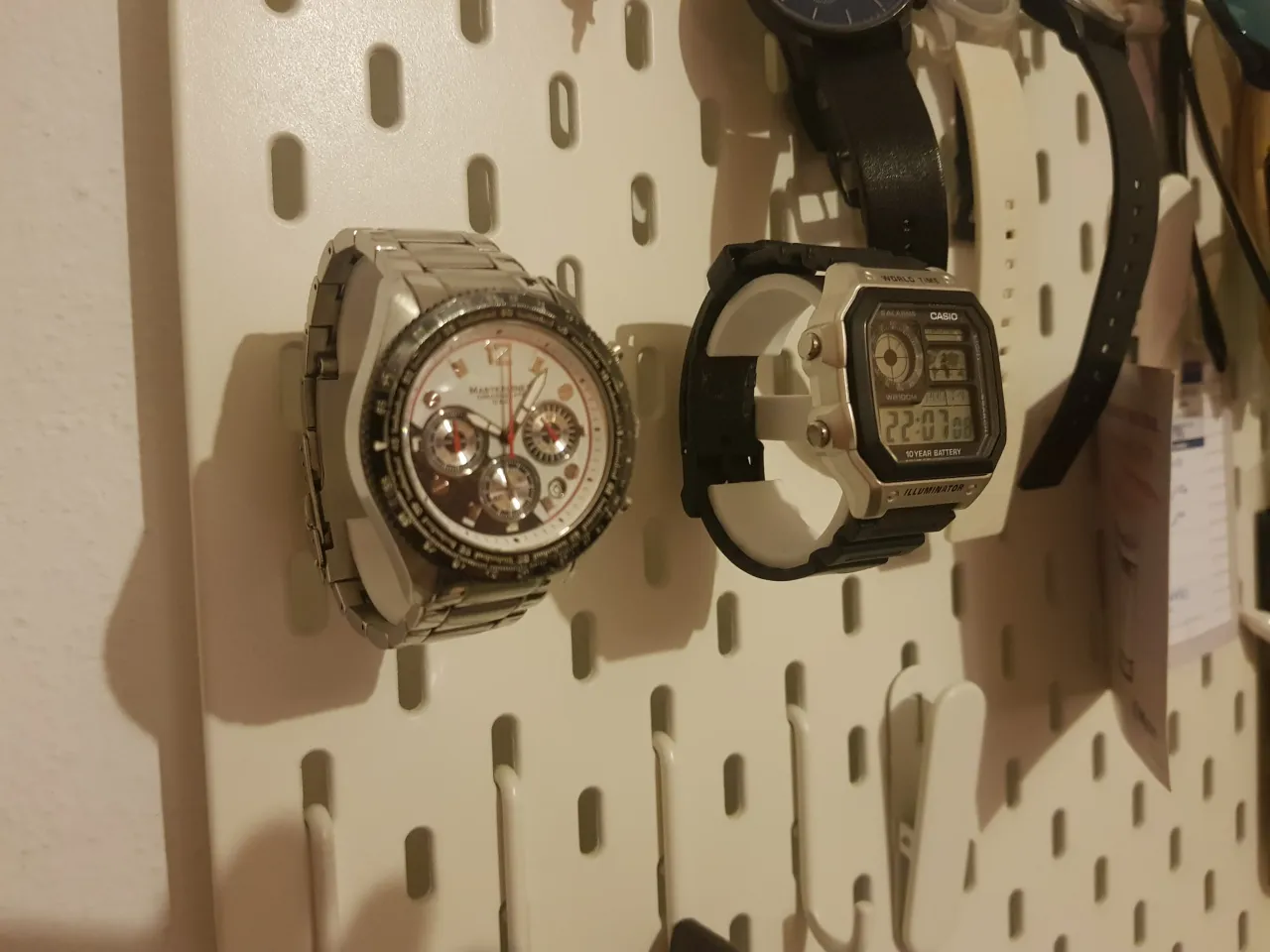 Ikea Skadis Watch Holder by hajnyon | Download free STL model ...
