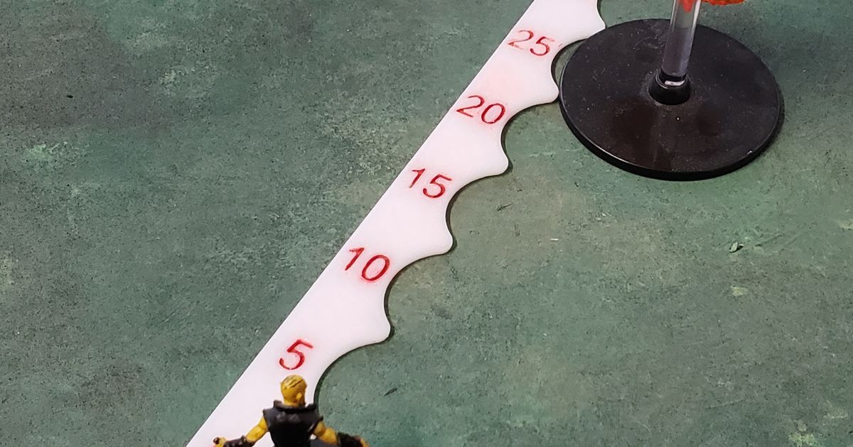 Dungeons and Dragons - movement ruler by The Printed Aquarium ...
