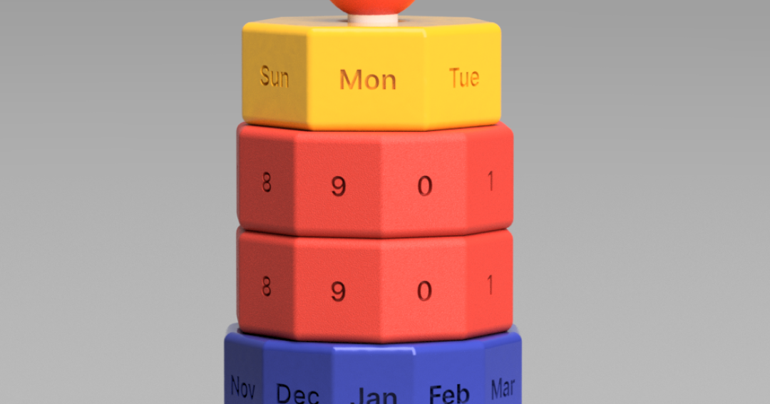 Infinity Calendar by Kyoto Fun Studio | Download free STL model ...