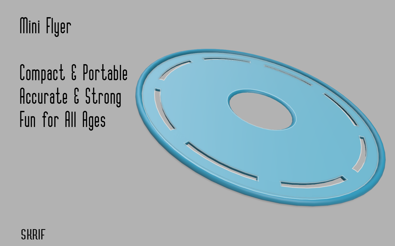 Mini Flyer: The Ultimate Frisbee by Skrif | Download free STL model ...