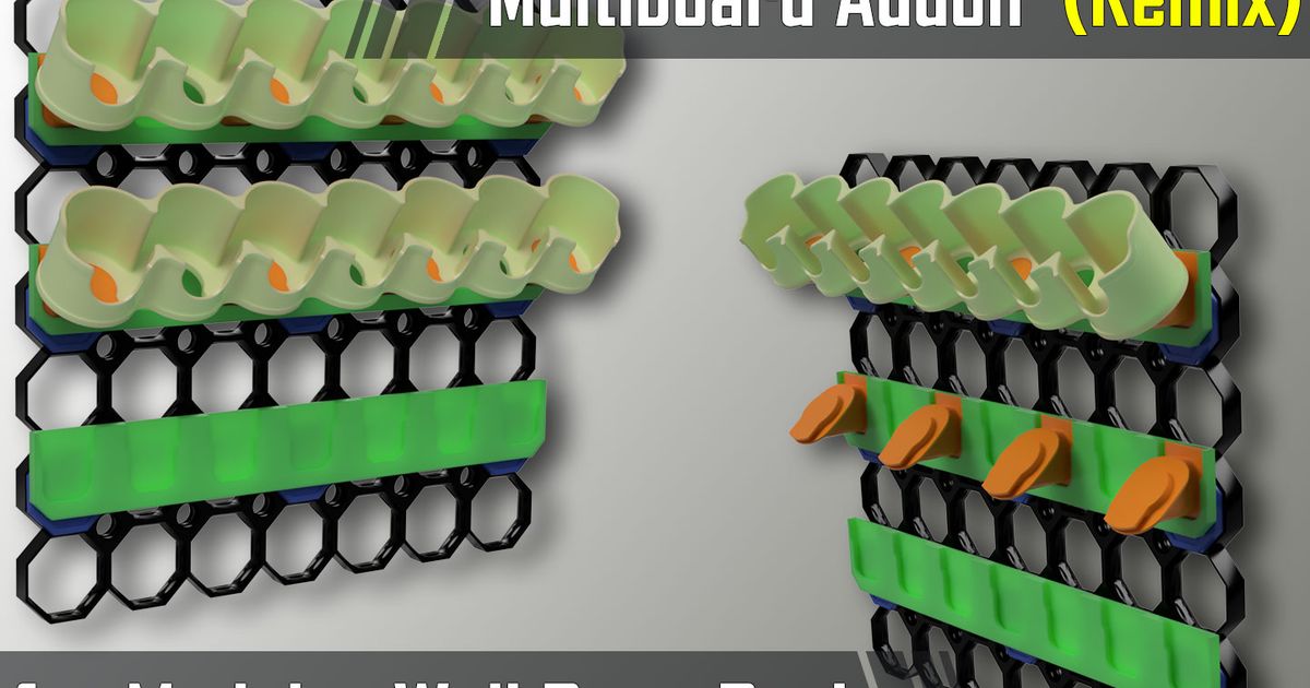 Multiboard adapter for Modular Paint Rack Holders by Warlogh | Download ...