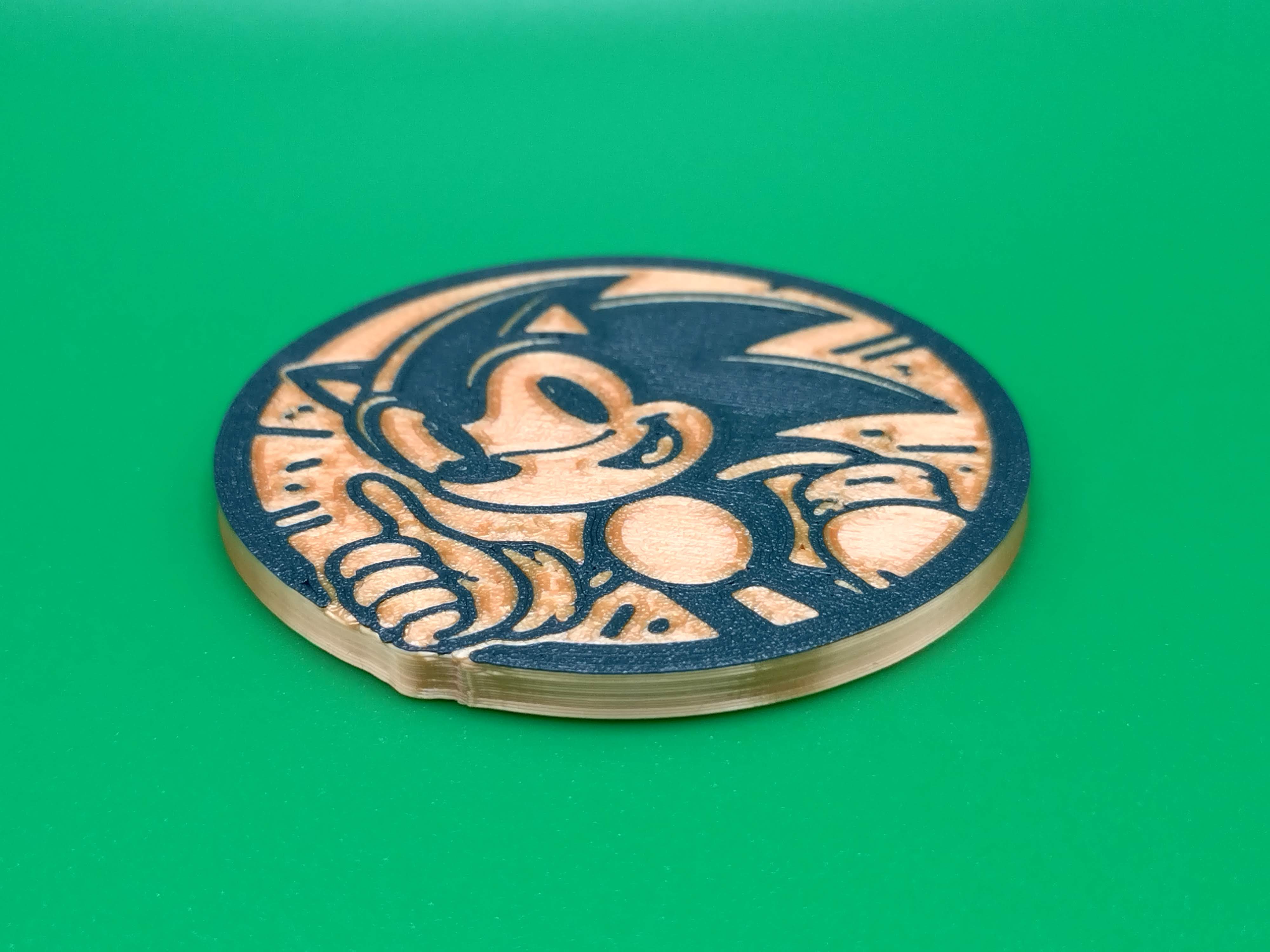 SONIC COIN von Misakov | Kostenloses STL-Modell herunterladen ...