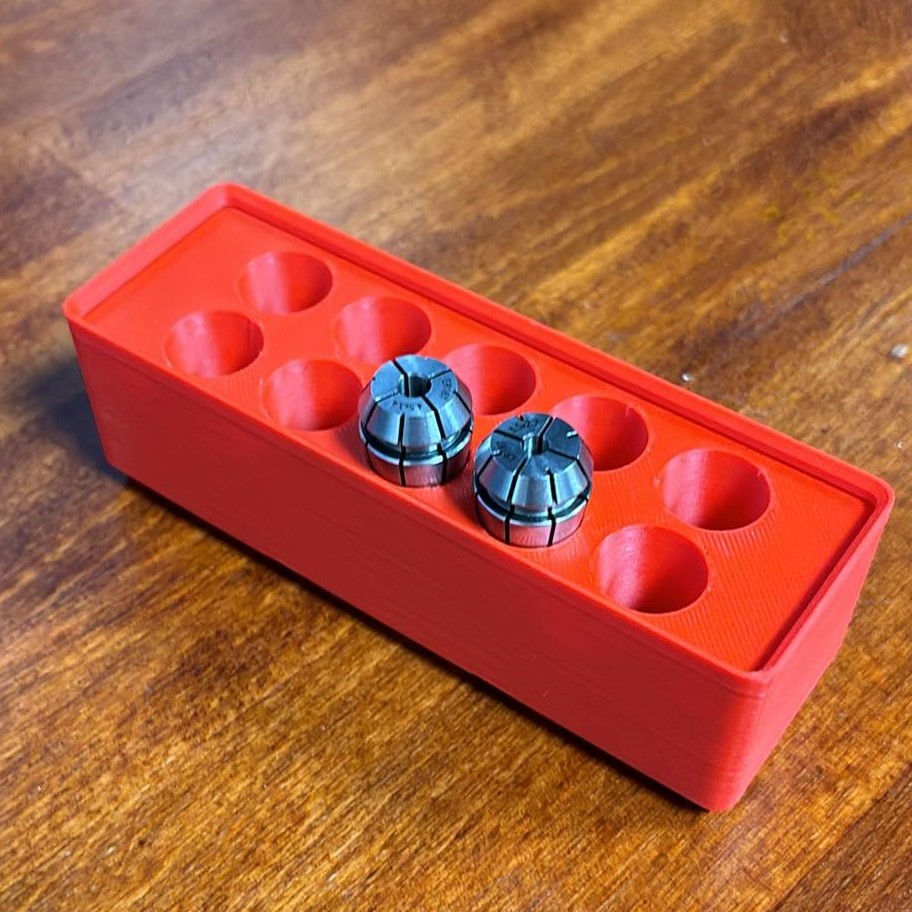 Gridfinity 10x ER16 Holder by Filmatura | Download free STL model ...