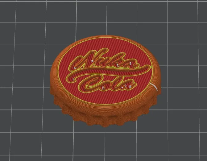 Nuka Cola Bottle Cap by Tyler L | Download free STL model | Printables.com