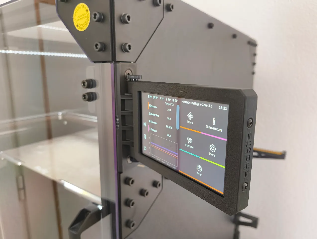 display mount for 5" TFT DFRobot display by T1-Habit | Download free ...