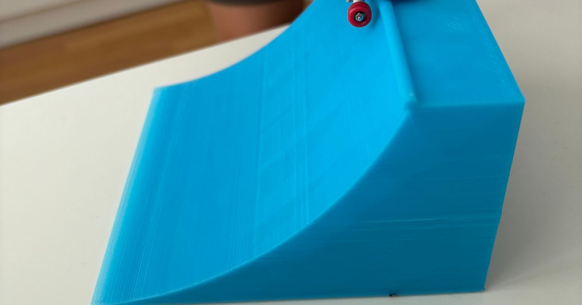 FIngerboard Radius Ramp by Honza | Download free STL model | Printables.com