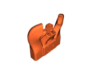 EVA3 Klicky PCB Tri-Horn Cooling Duct by Sean Hinkley | Download free ...