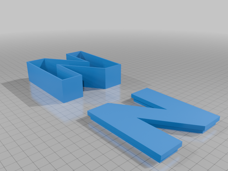 A to Z letter boxes by SPEKERDUDE | Download free STL model ...