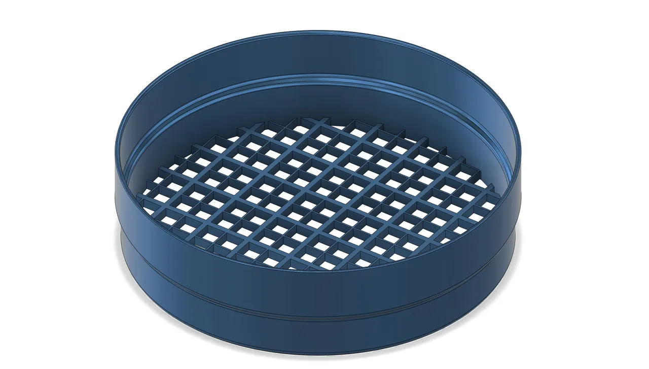 Inline Grill for 8in Duct by Jer | Download free STL model | Printables.com