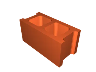 Scale Cinder Block (Concrete Masonry Unit) by Henry Levesque | Download ...