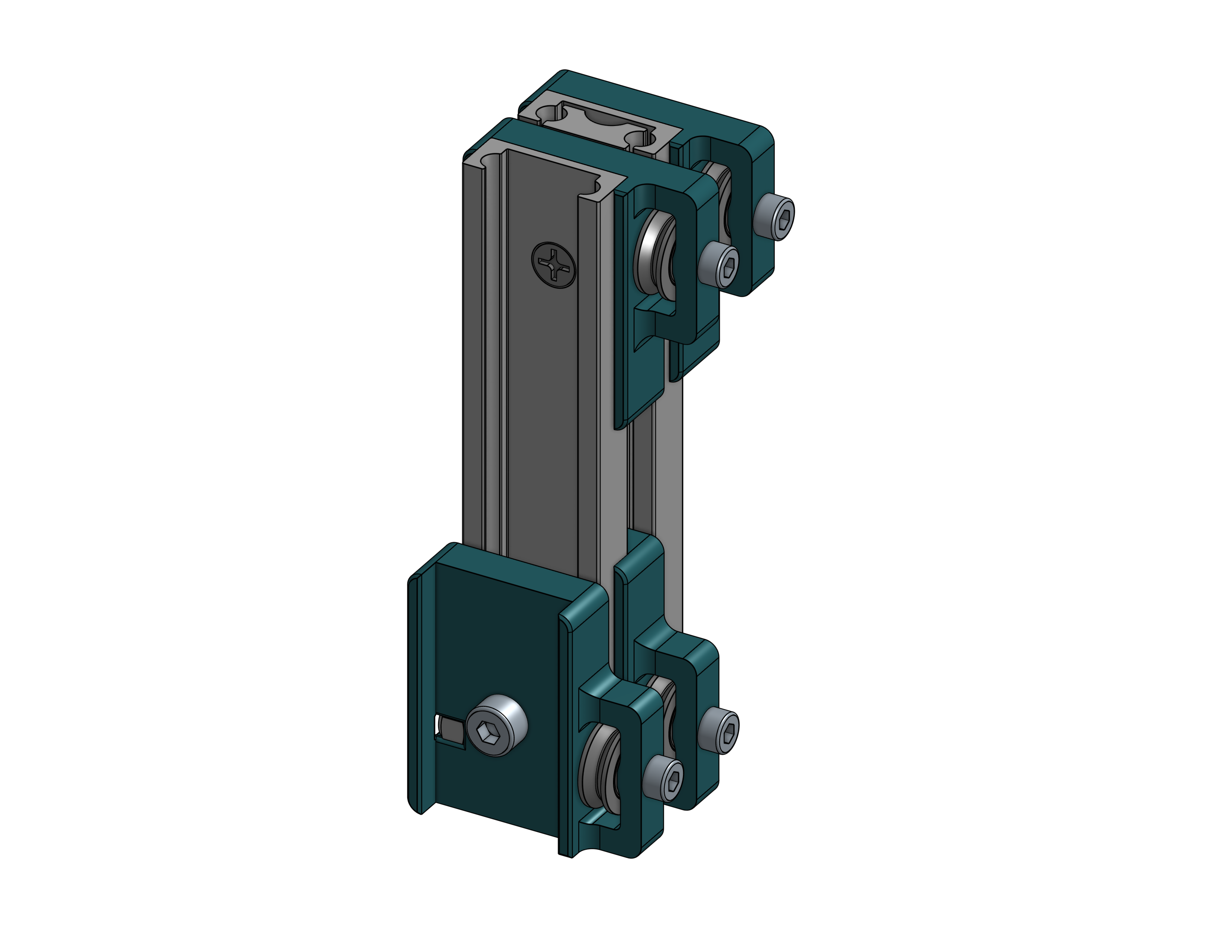 Opinsert - A slide insert for Misumi slides on FTC robots by Hud | Download free STL model ...